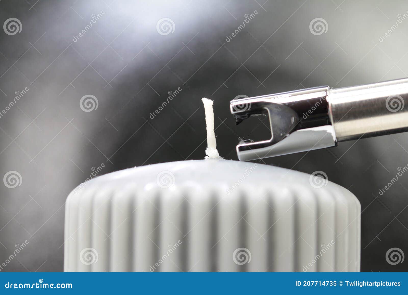 Tesla Lighter Ignites Candle Wick Stock Image - Image of match, pillar ...