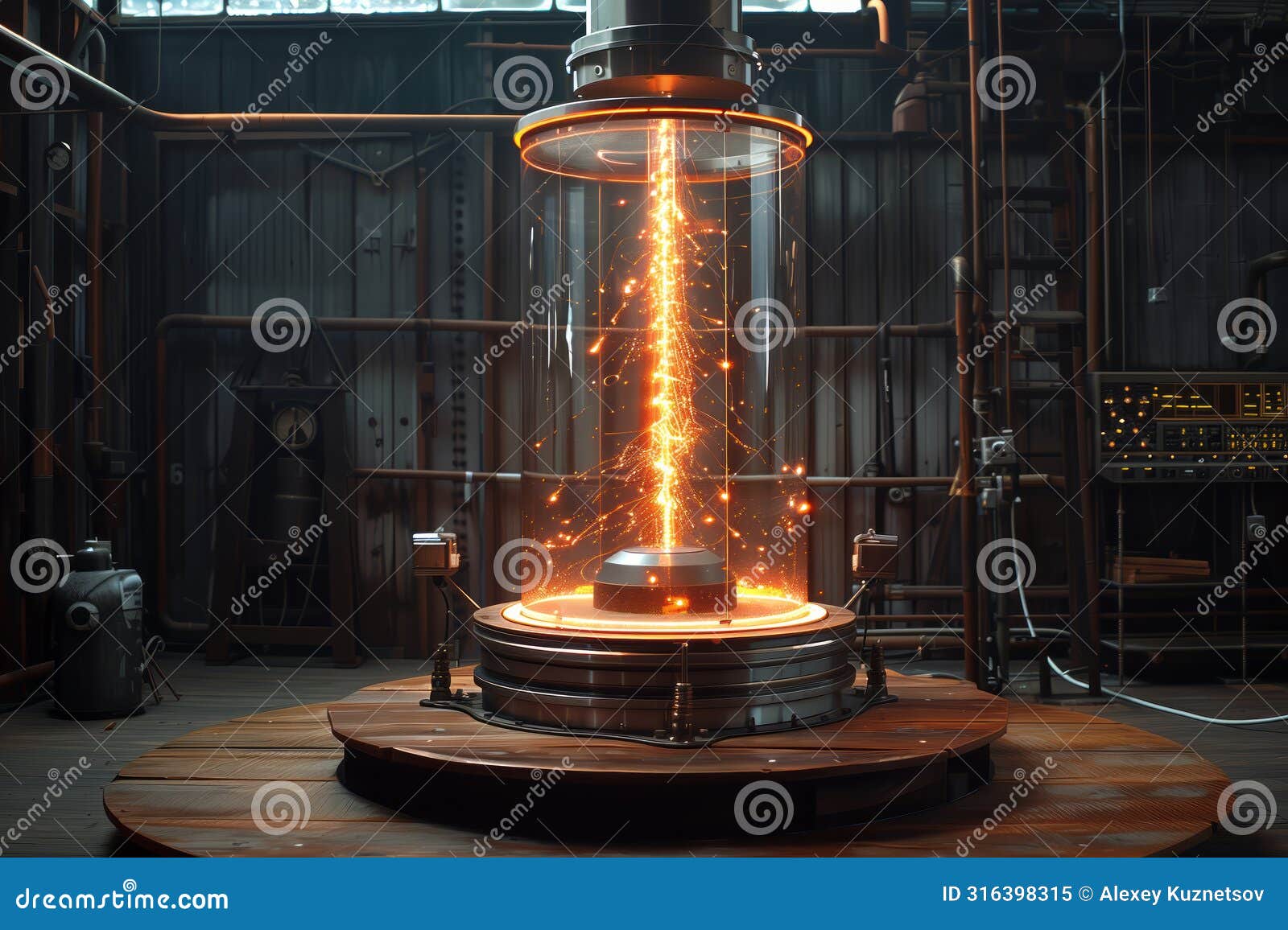 Tesla's Electromagnetic Pyramid Royalty-Free Stock Photo ...