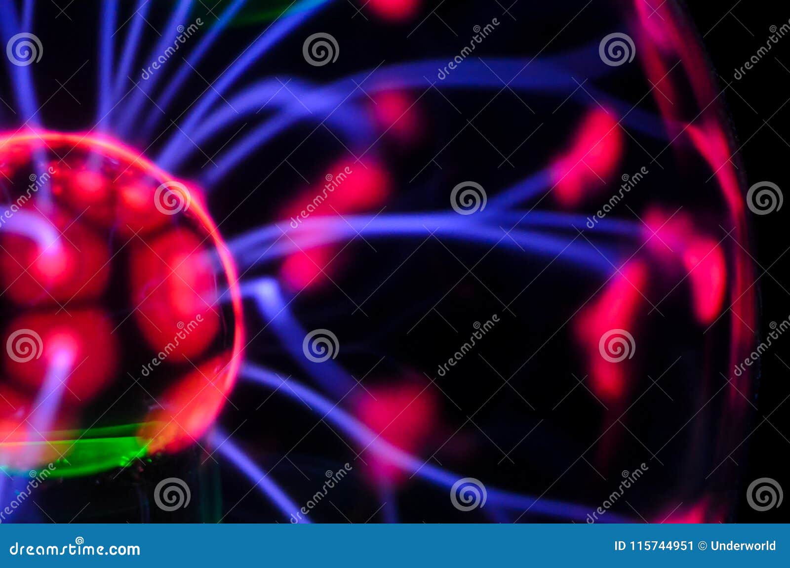 Tesla sphere stock image. Image of abstract, electricity - 115744951