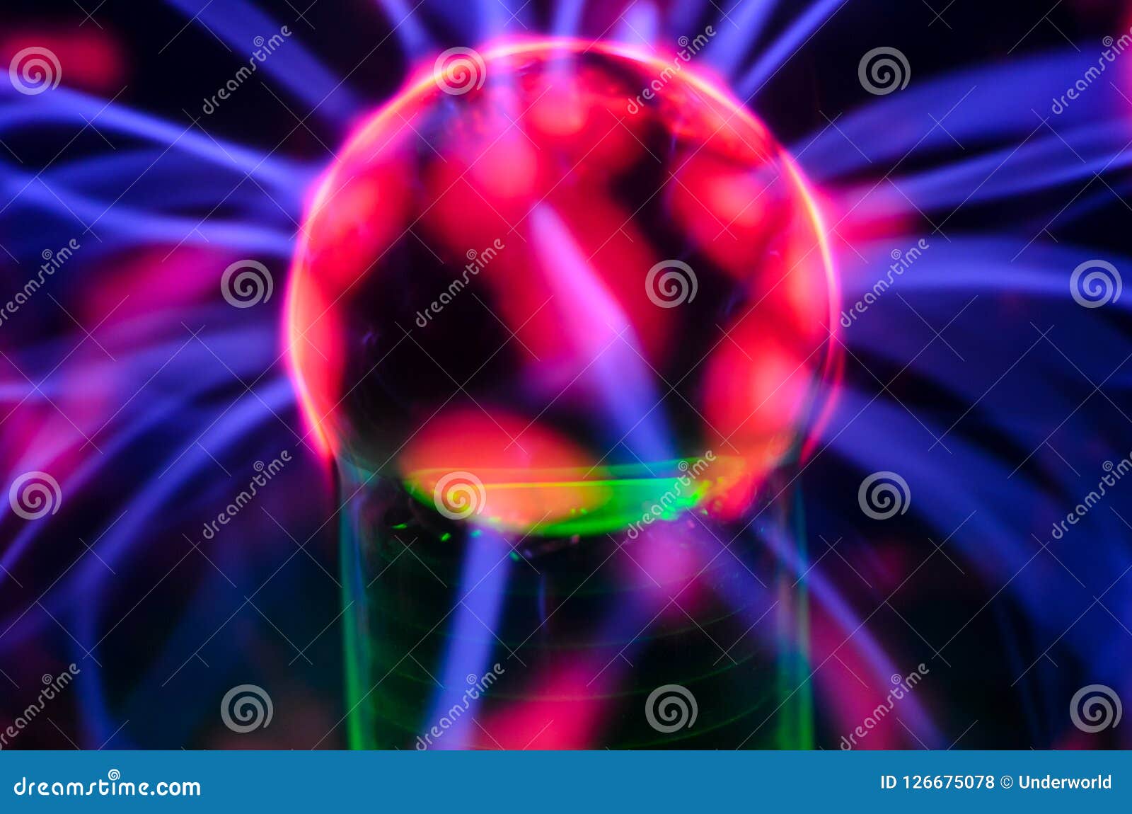 Tesla sphere stock photo. Image of artificial, charge - 126675078