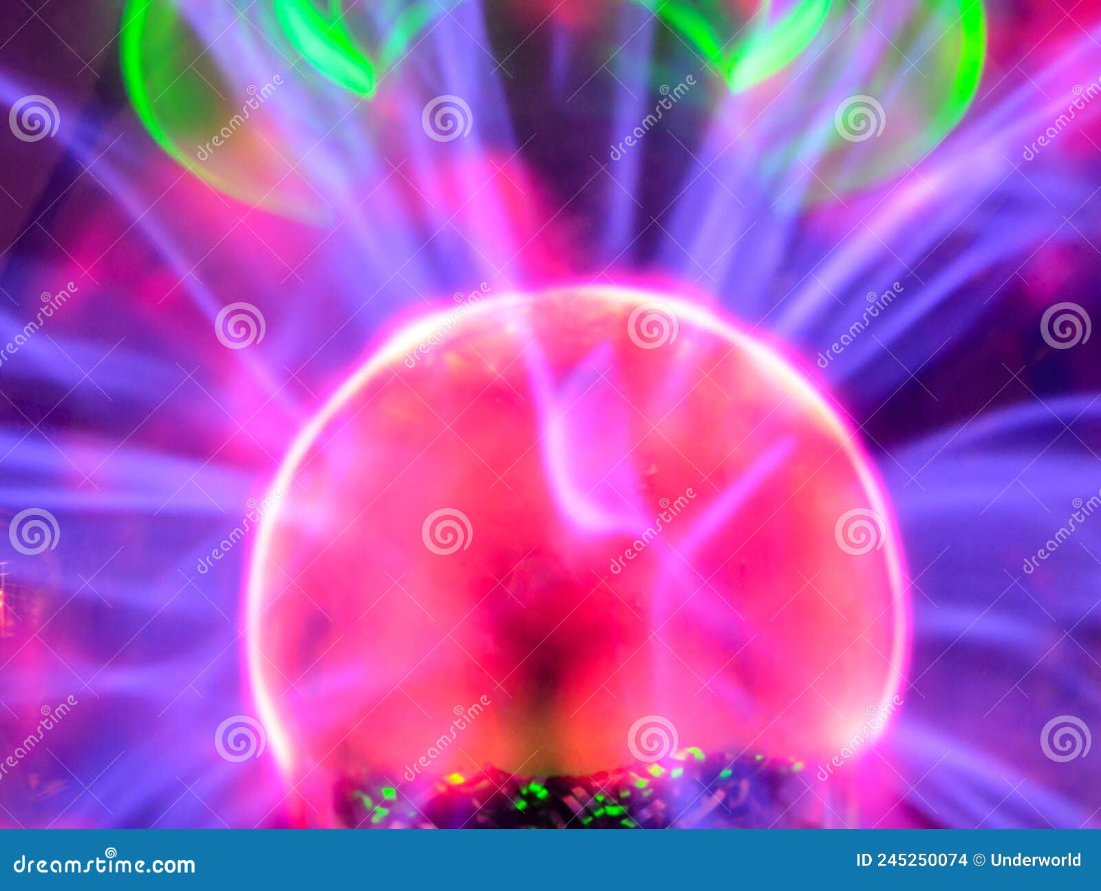 Tesla sphere stock photo. Image of tesla, lamp, plasma - 245250074