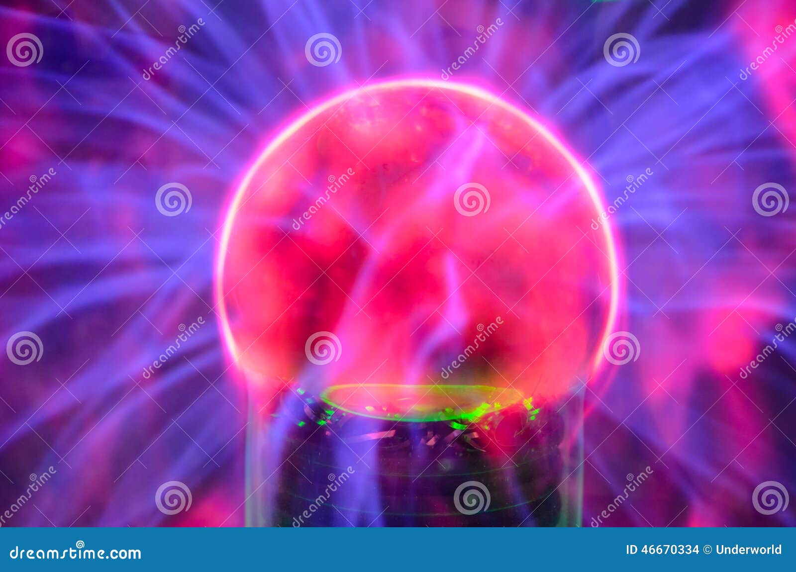 Tesla sphere stock photo. Image of lighting, plasma, tesla - 46670334