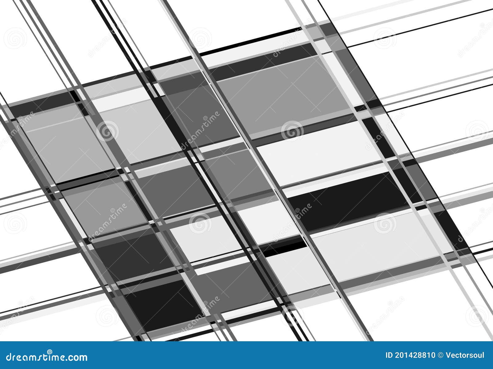 Tessallation, Mosaic Abstract Grayscale, Black and White and Geometric ...