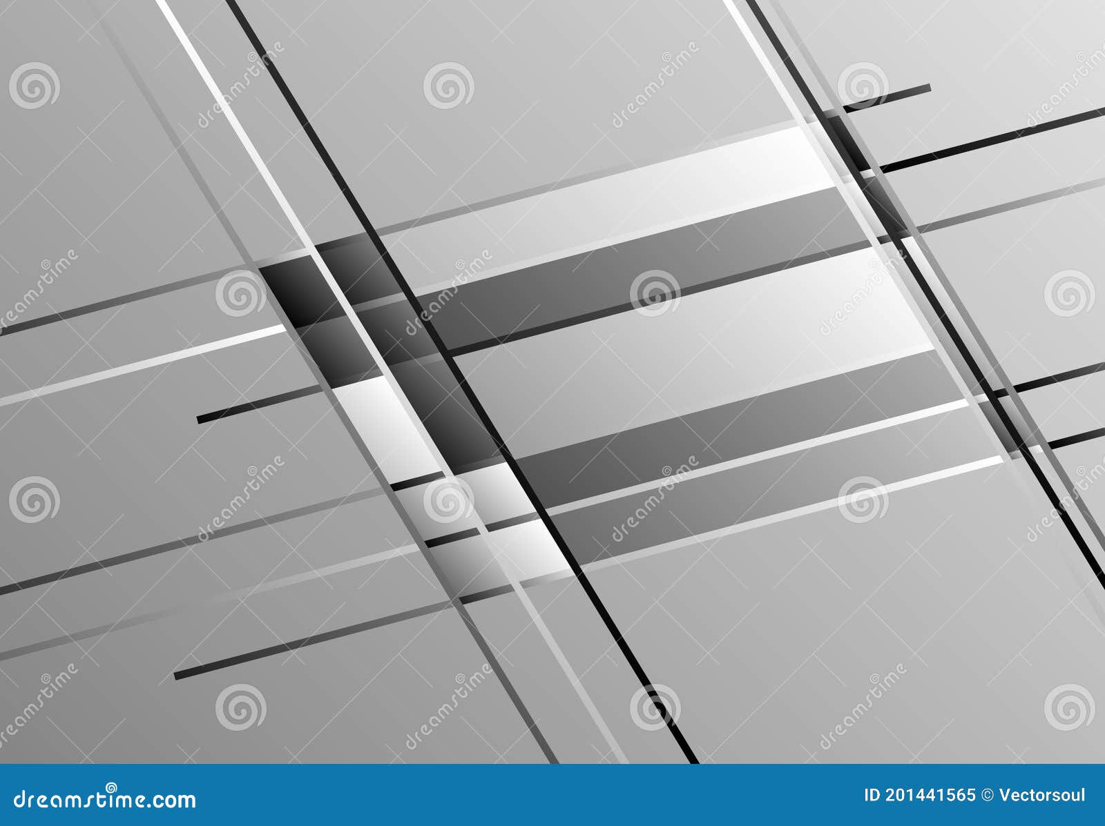 Tessallation, Mosaic Abstract Grayscale, Black and White and Geometric ...