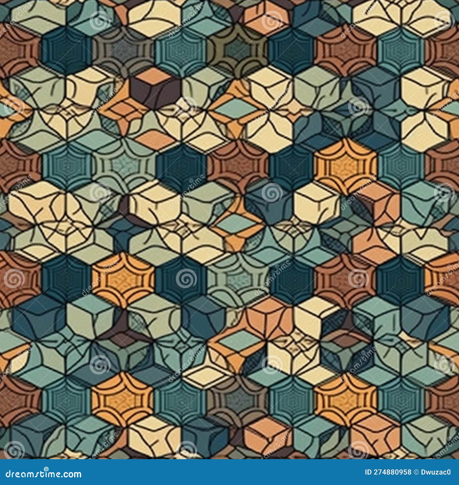 Tessellations Pattern Background Texture Design, Wallpaper, Seamless ...