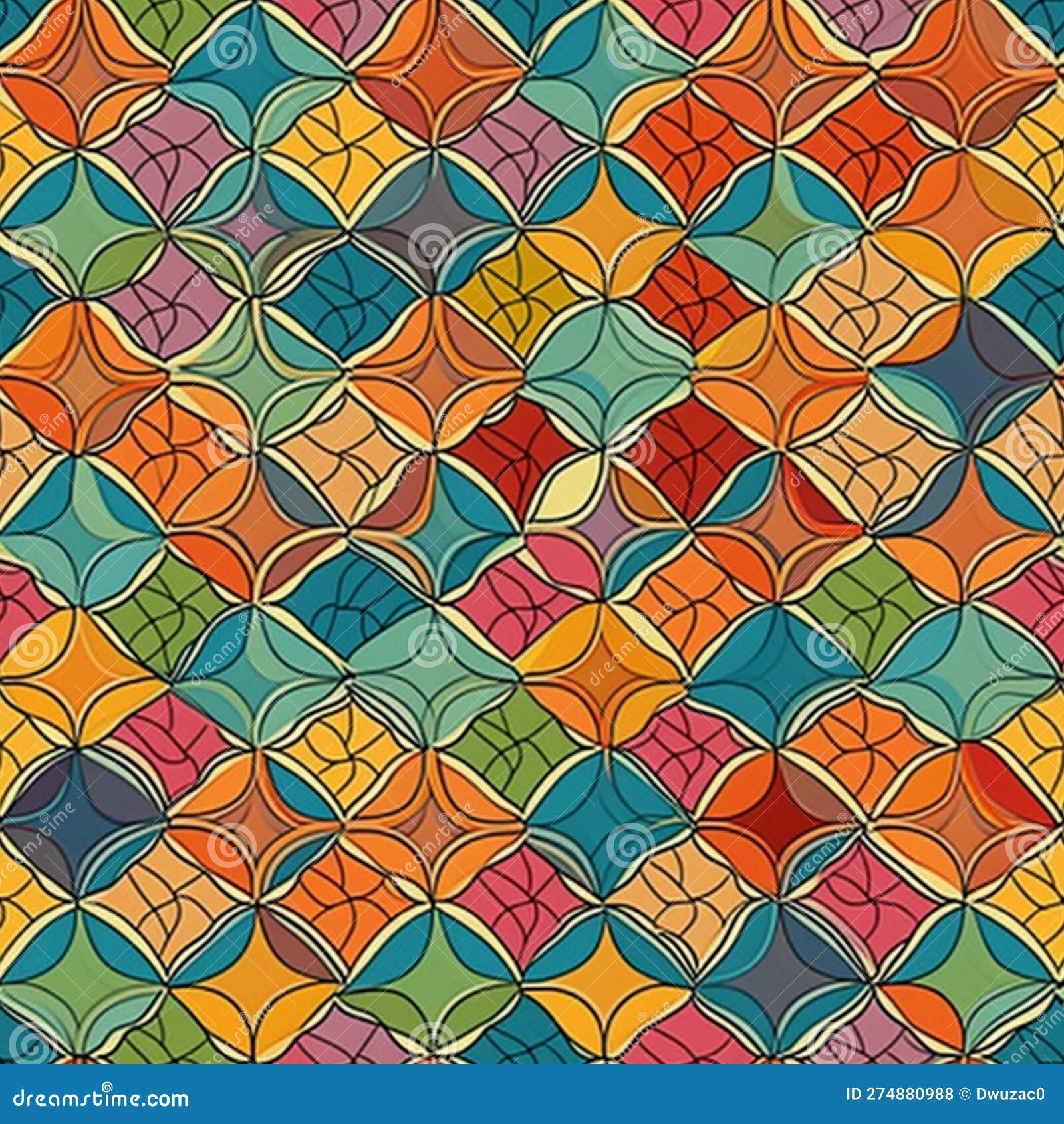 Tessellations Pattern Background Texture Design, Wallpaper, Seamless ...