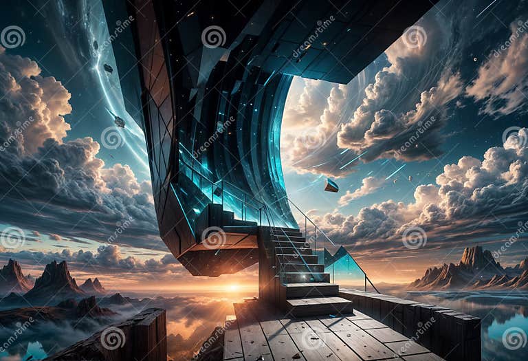 Tesseract Space, a Realm Beyond the Third Dimension, Where Time and ...