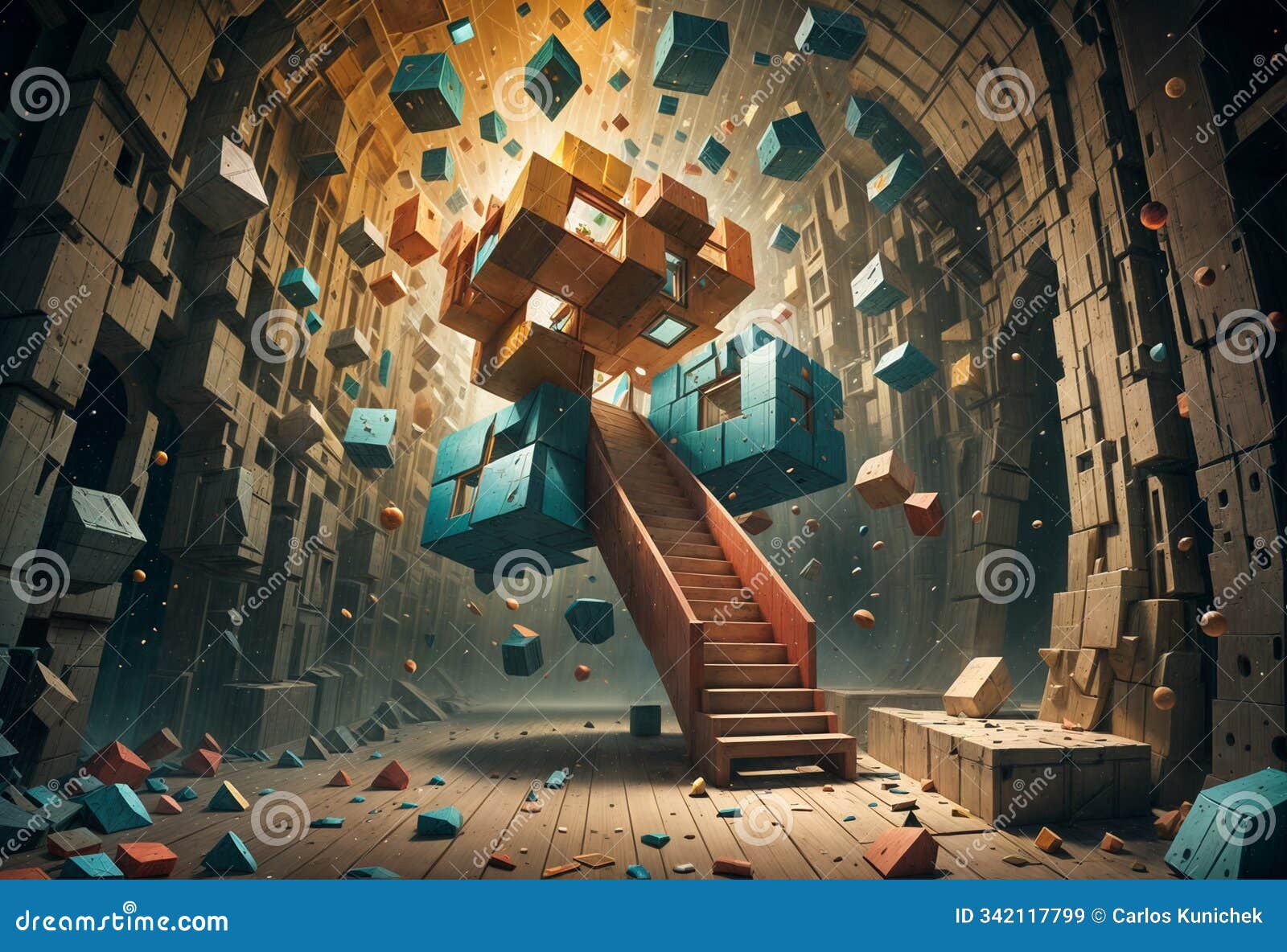 Tesseract Space, a Realm Beyond the Third Dimension, Where Time and ...