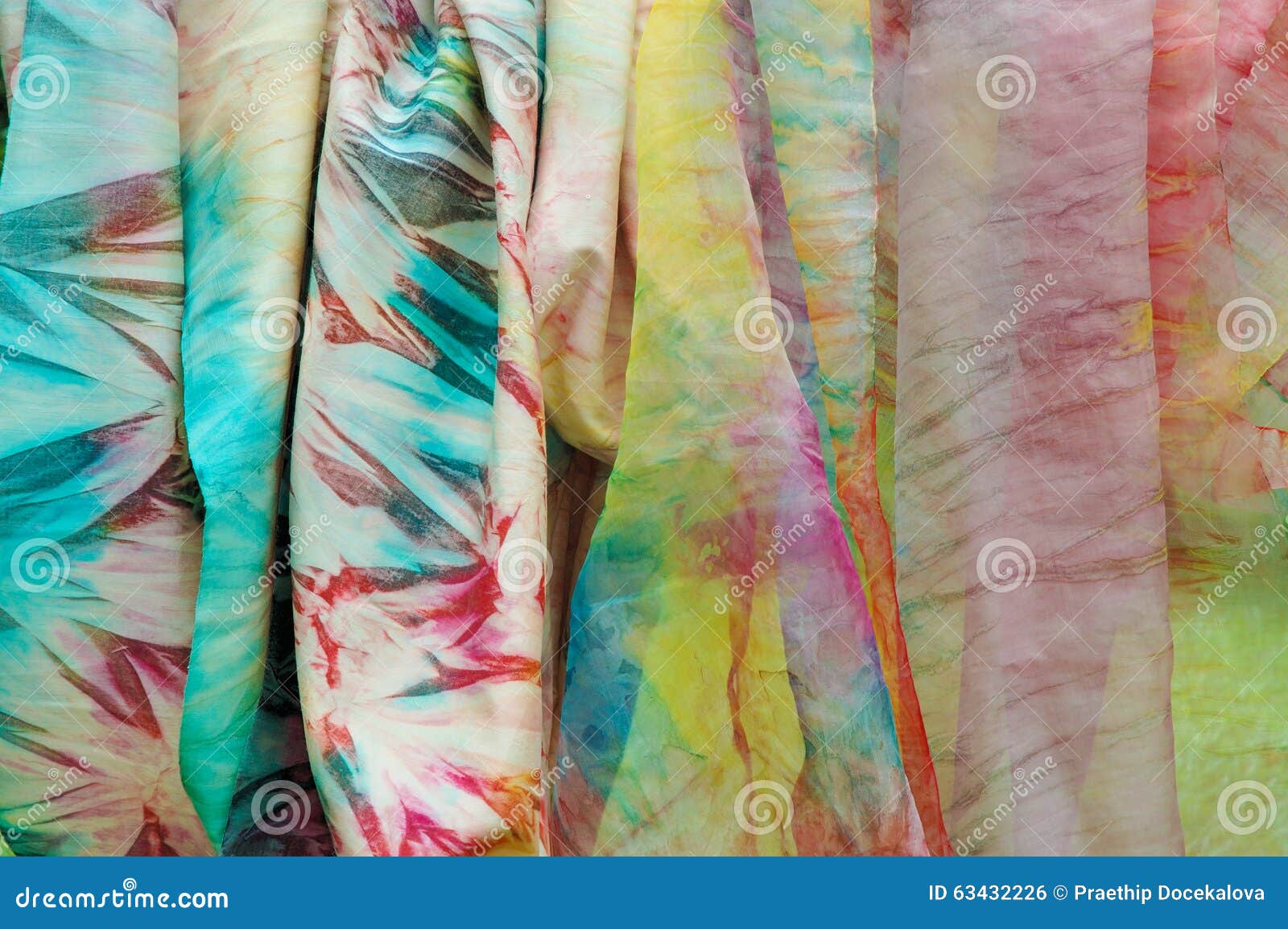 Tessuti di seta fotografia stock. Immagine di fotographia - 63432226