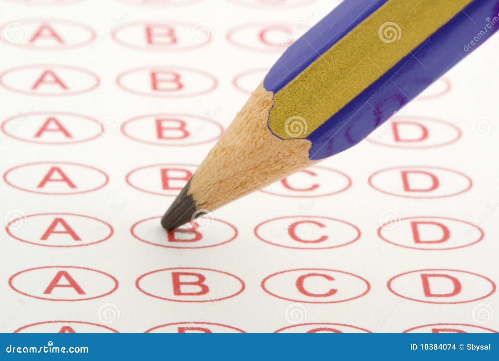 Test stock photo. Image of education, answer, pencil - 10384074