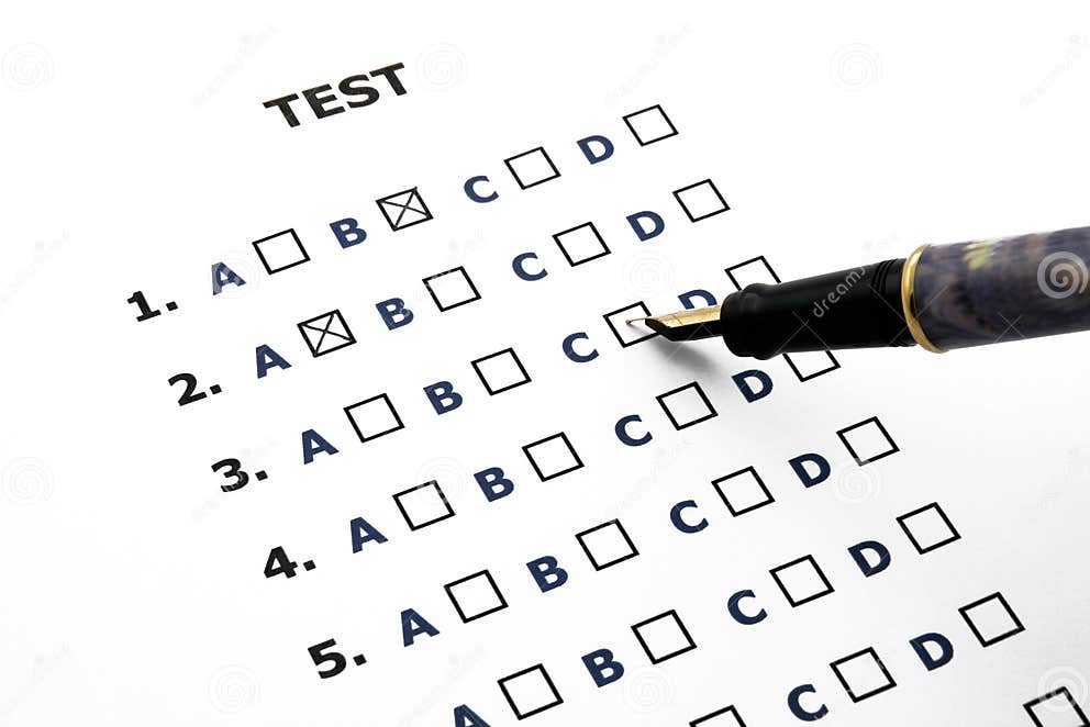 Test stock image. Image of cross, choice, form, correct - 2157445