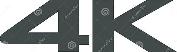 Logotype Symbol 4K High Resolution. Mark Sign Video Resolution Ai ...