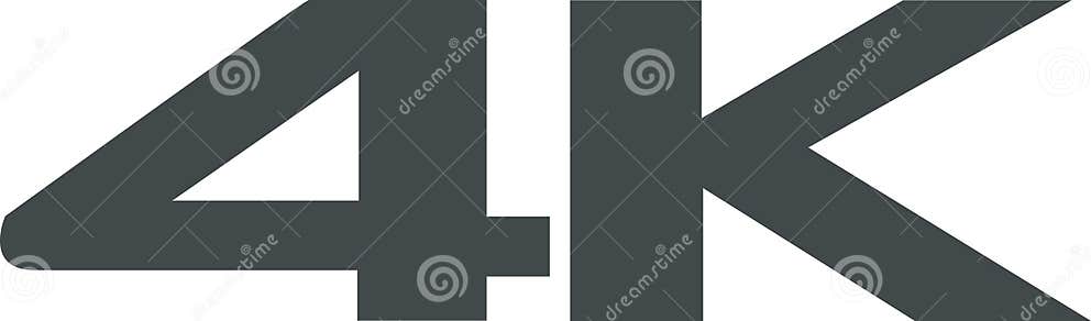 Logotype Symbol 4K High Resolution. Mark Sign Video Resolution Ai ...