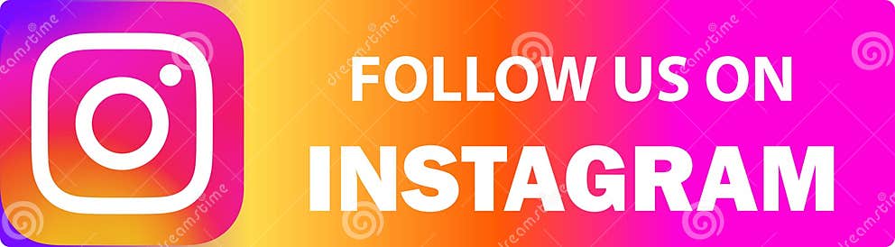 Follow Us on Instagram Sign Follow Us Button Social Media Follow Us ...