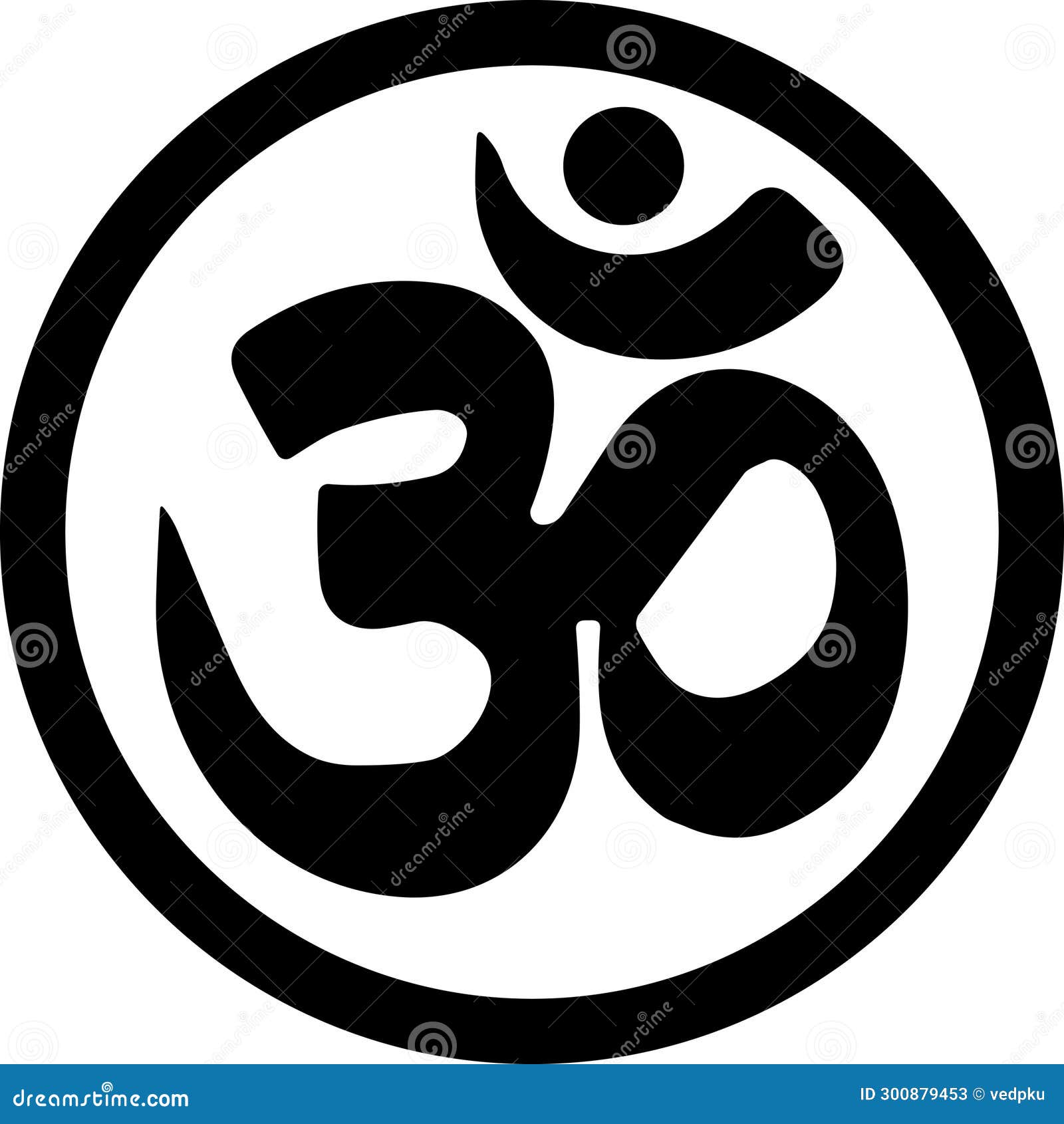 Hinduism Sign Hindu Symbol Spiritual Symbol Om Symbol Om Icon, Om Sign ...
