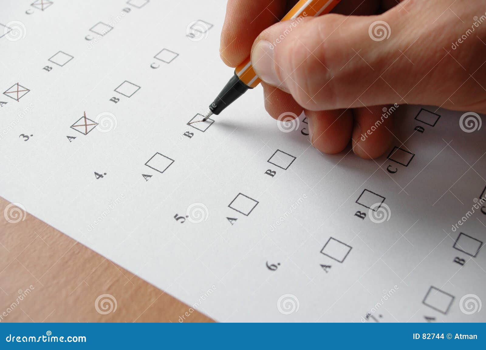 Test stock photo. Image of paper, pencil, exam, rectangles - 82744