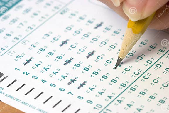 Test Answers stock image. Image of pencil, education, scantrons - 478109