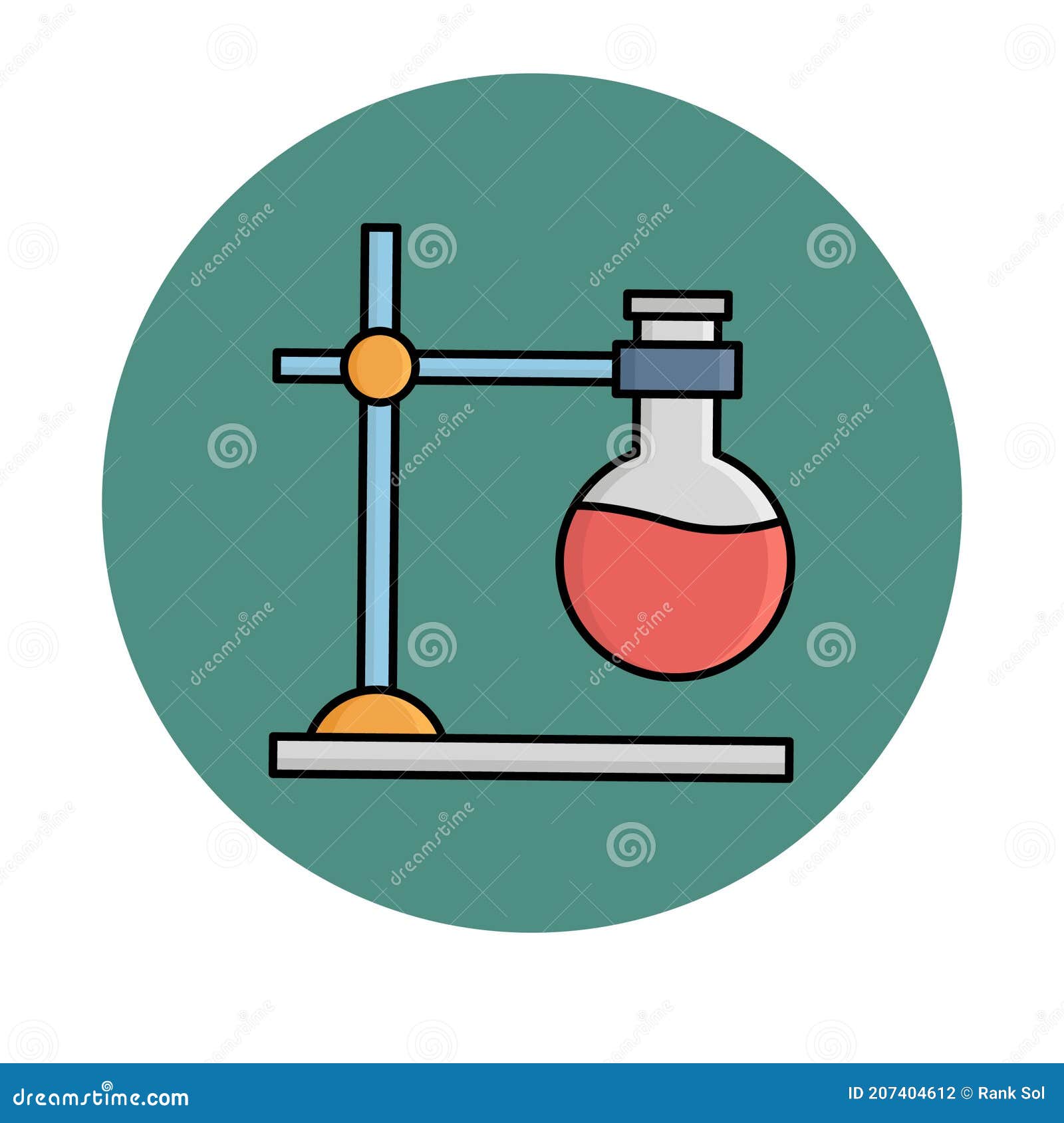 Test Beaker Isolated Vector Icon that Can Be Easily Modified or Edited ...