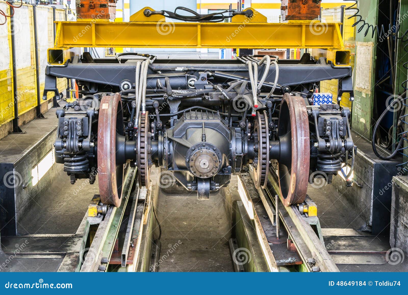 Rail Cart Used For Collecting Salt Royalty-Free Stock Photography ...