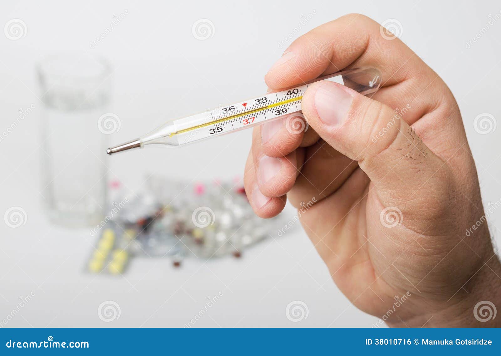 Test body temperature stock photo. Image of temperature - 38010716