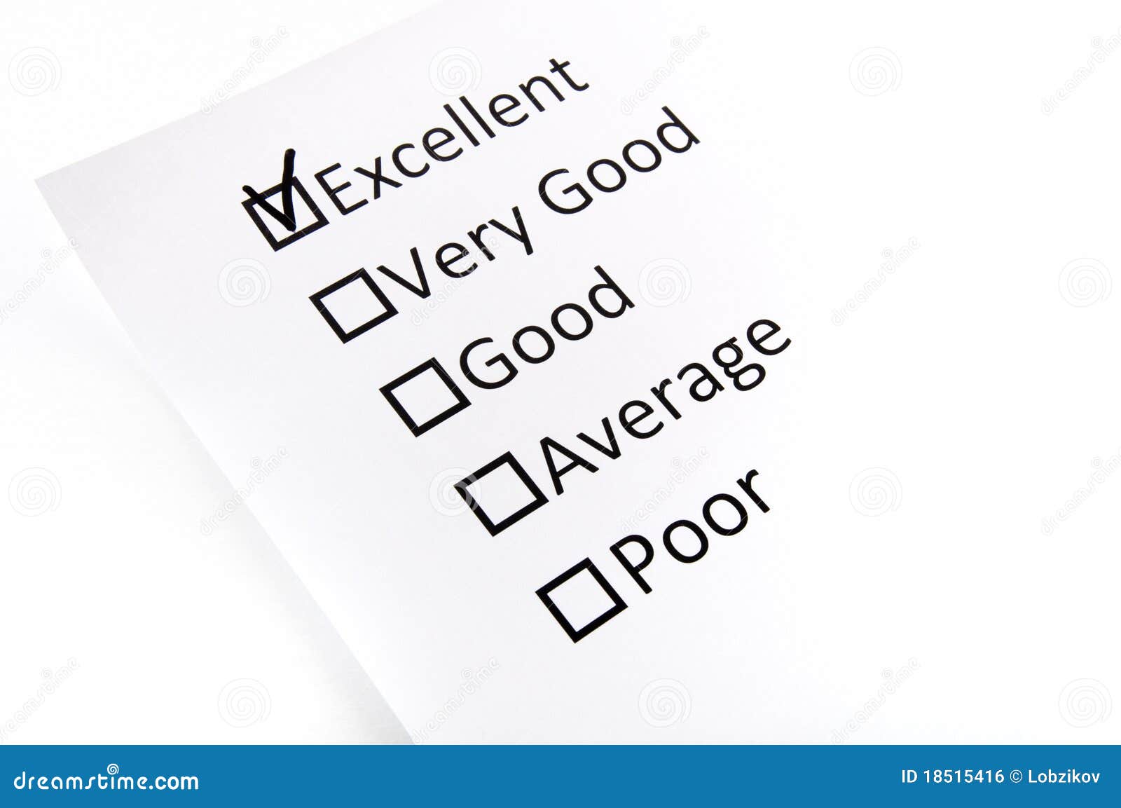 Test Check Boxes With The Black Mark Royalty Free Stock Image - Image ...