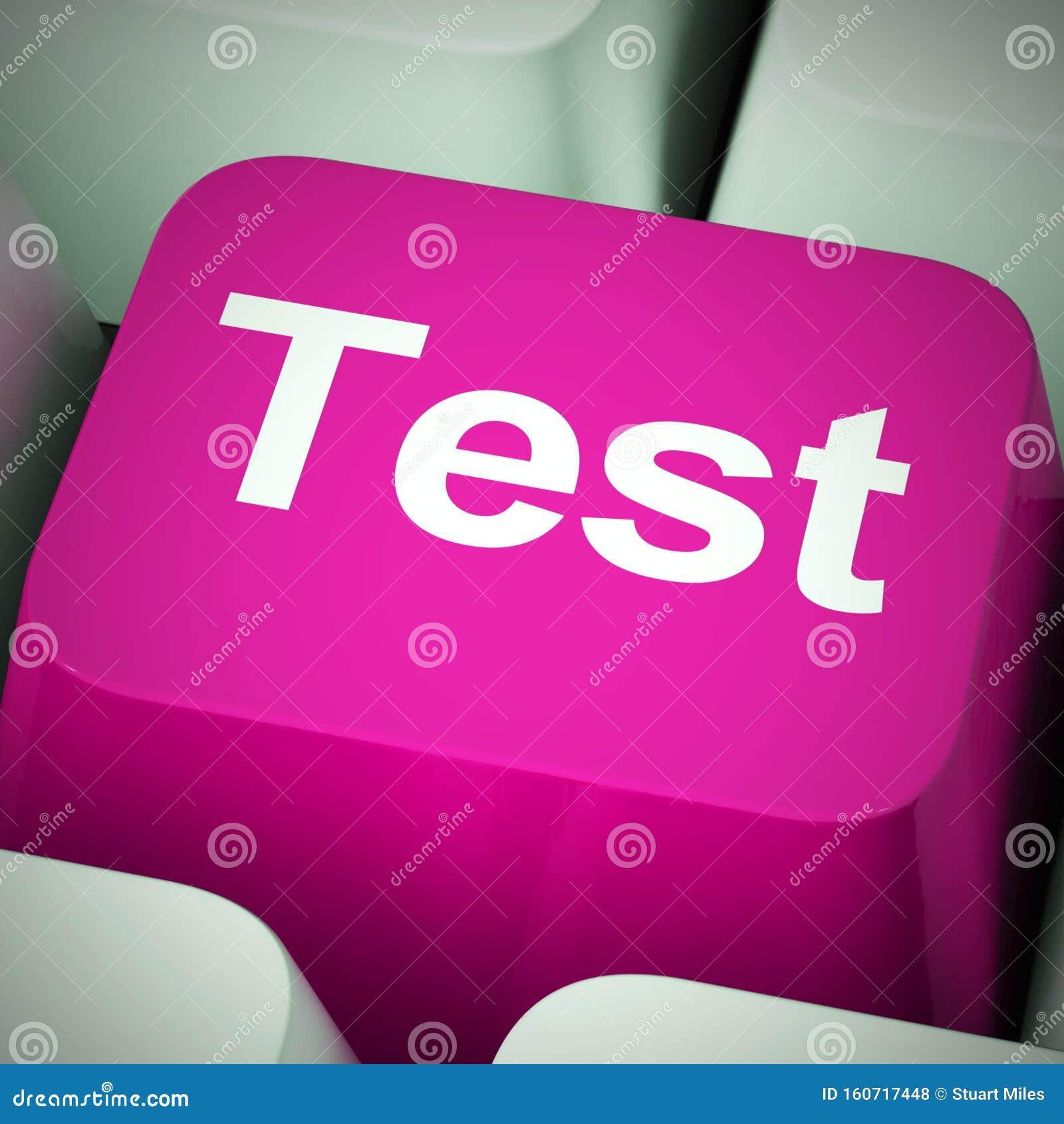 Test Concept Icon Means Beta Version or Trial - 3d Illustration Stock ...