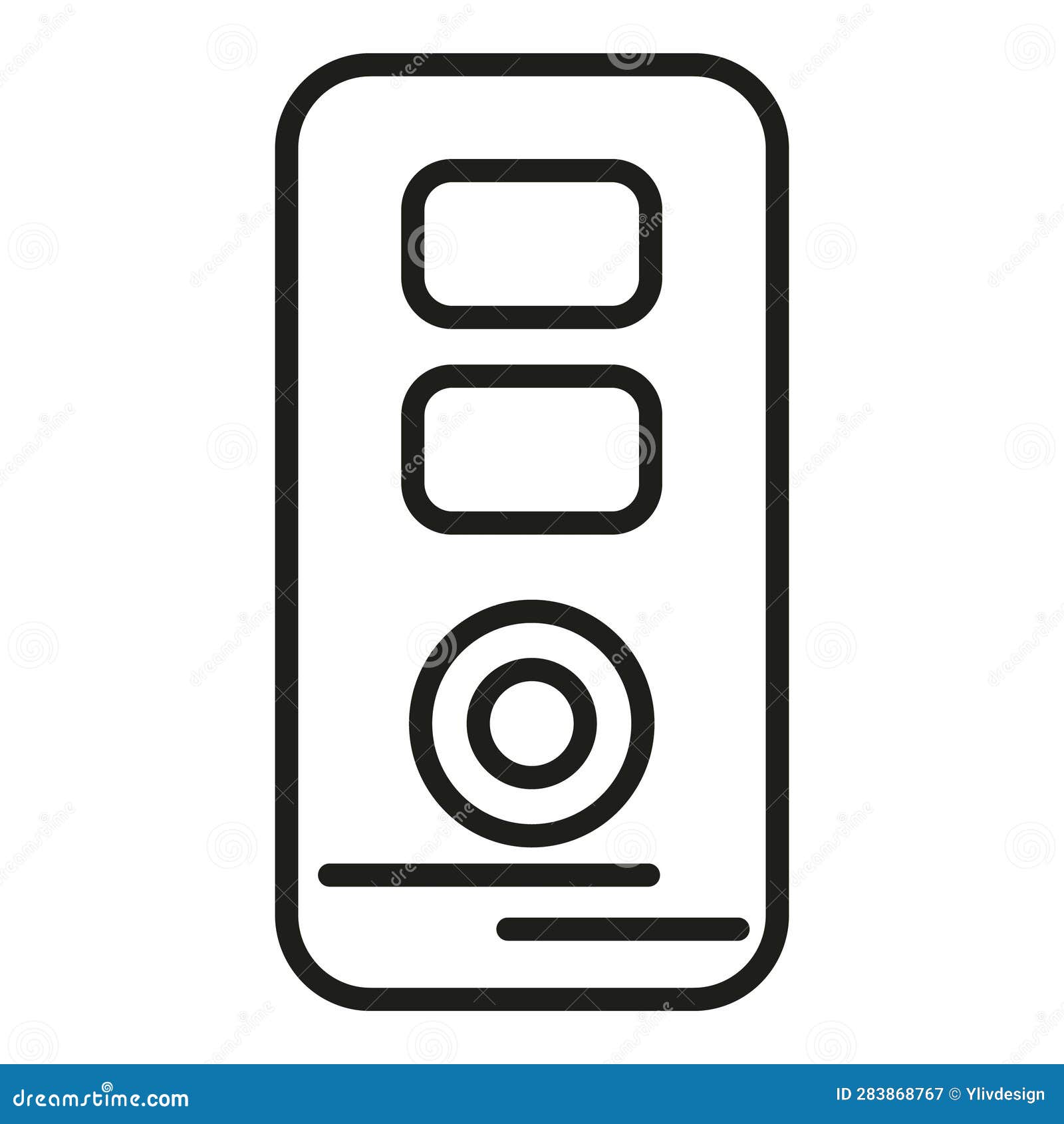 Test Device Icon Outline Vector. Lab Sample Stock Vector - Illustration ...