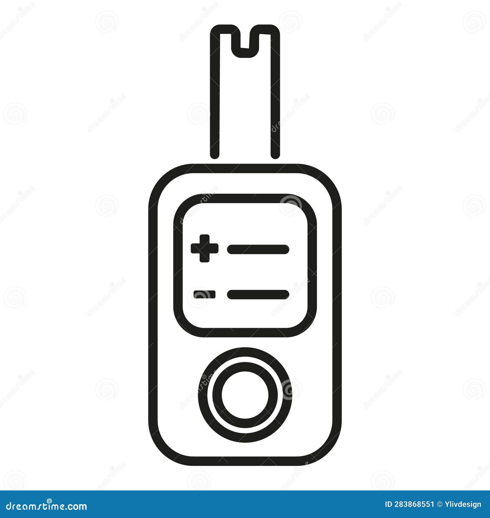 Test Device Icon Outline Vector. Lab Sample Stock Vector - Illustration ...
