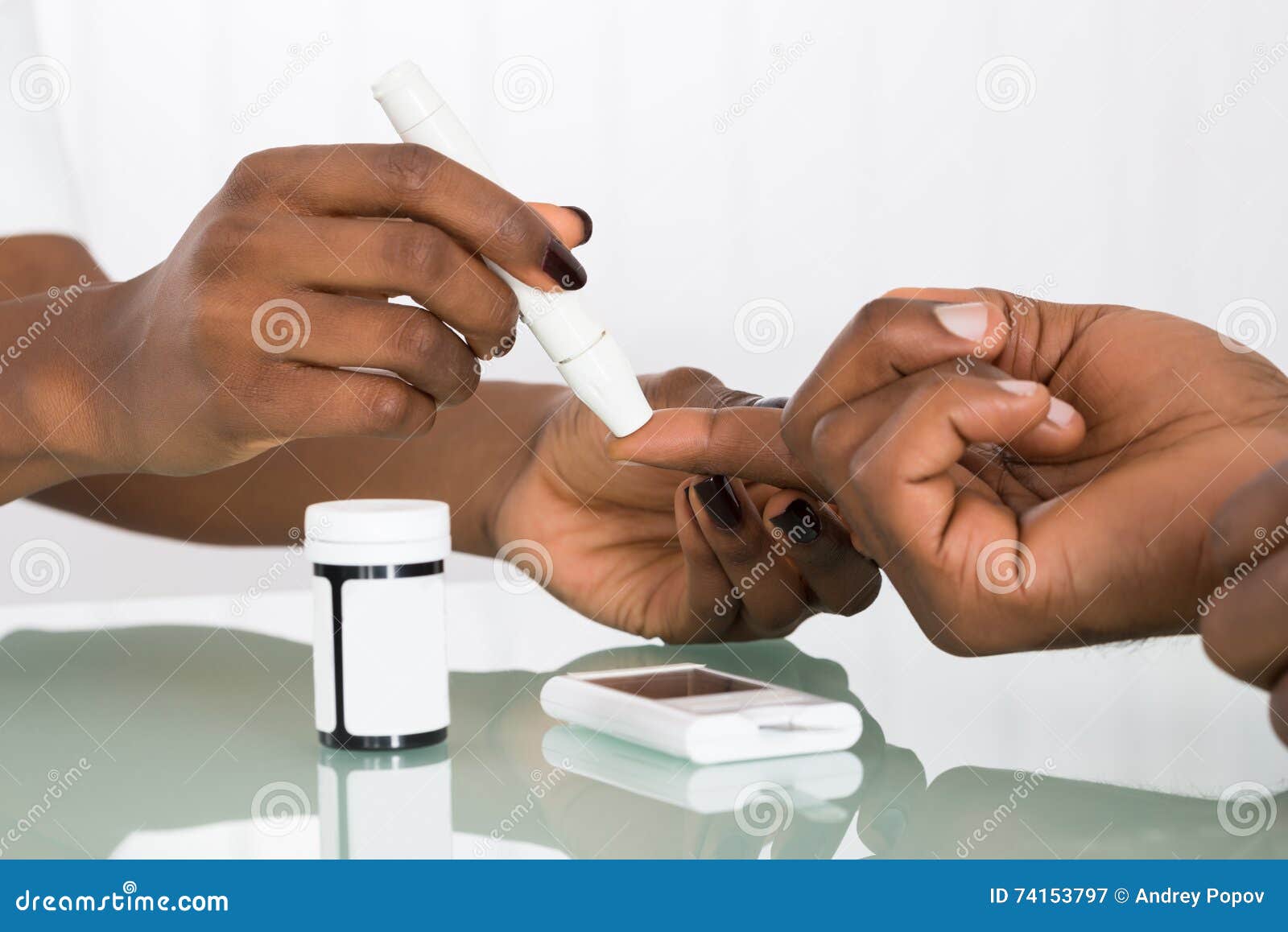 Test for Diabetes stock image. Image of measuring, american - 74153797