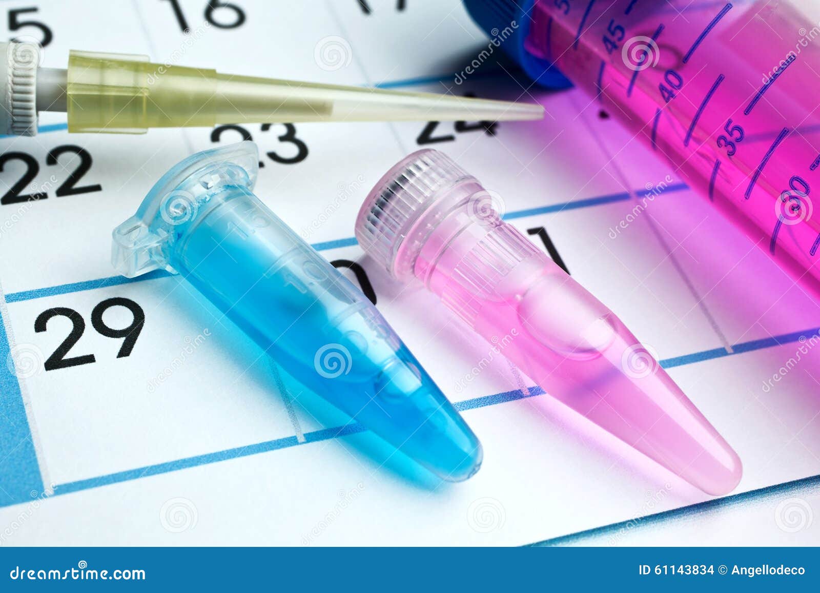 Test DNA Vials for Experiment in the Lab Stock Photo - Image of annual ...