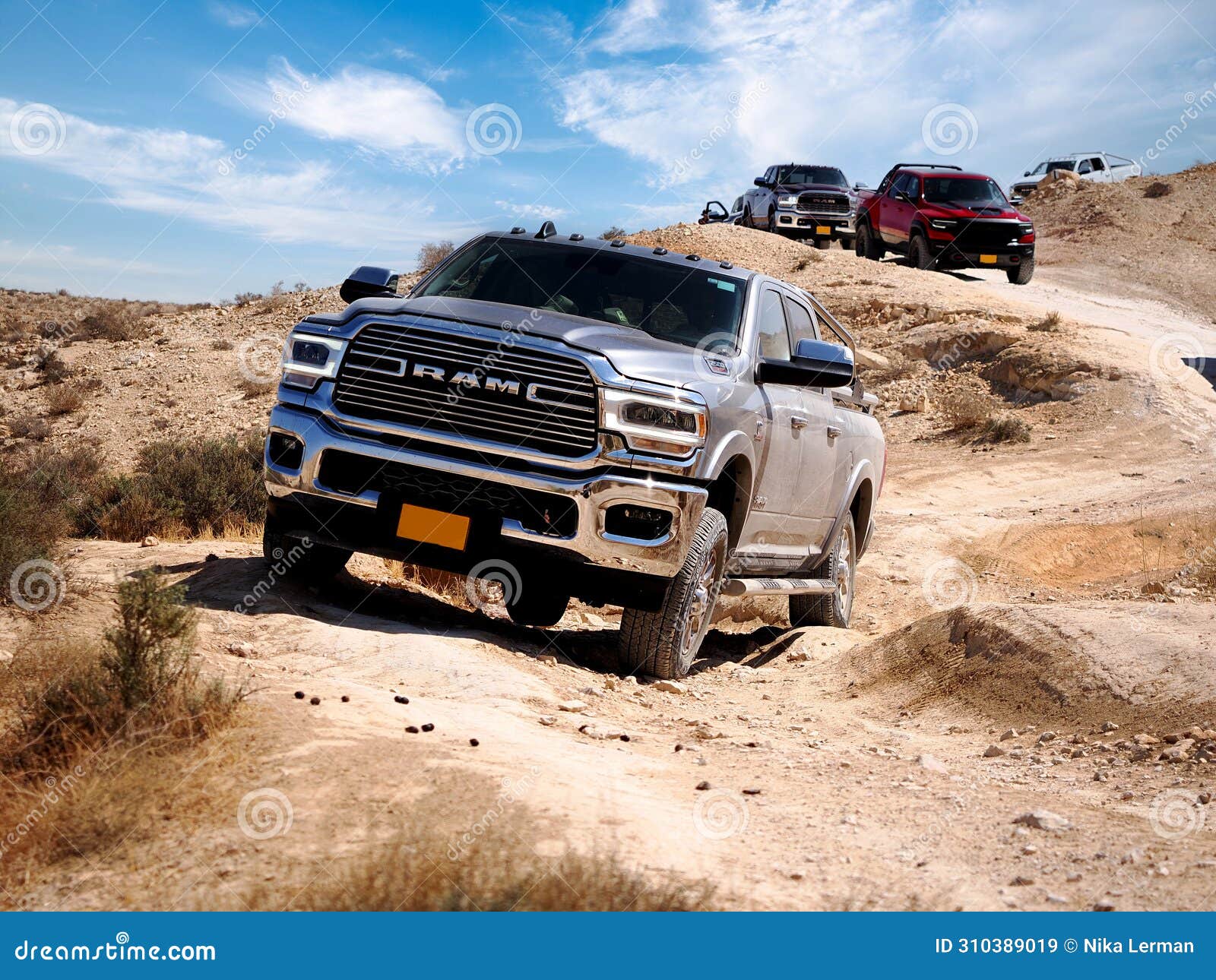 Test Drive Dodge Ram in the Desert Editorial Stock Image - Image of ...