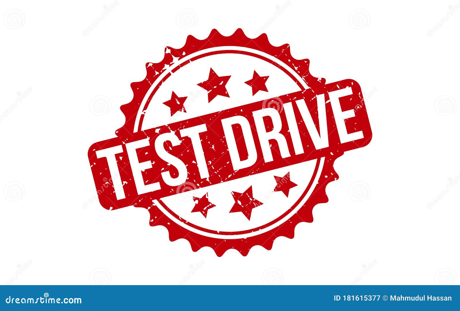 Test Drive Rubber Stamp. Red Test Drive Rubber Grunge Stamp Seal Vector ...