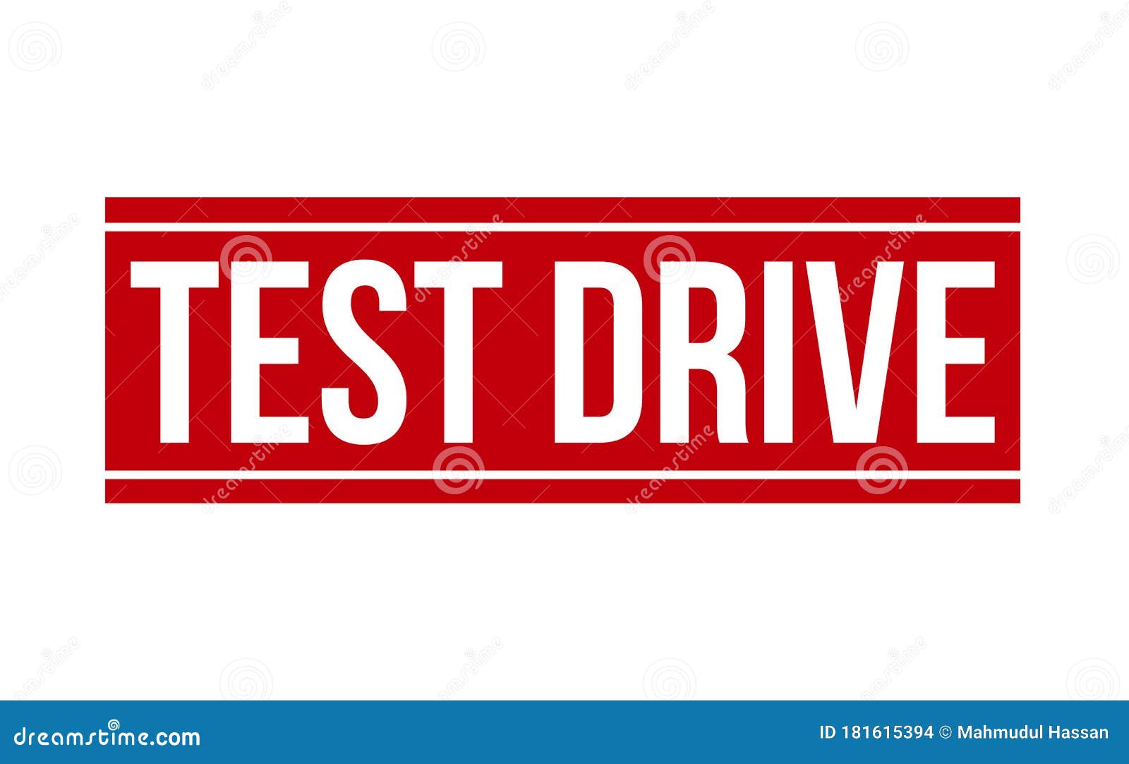 Test Drive Rubber Stamp. Red Test Drive Rubber Grunge Stamp Seal Vector ...