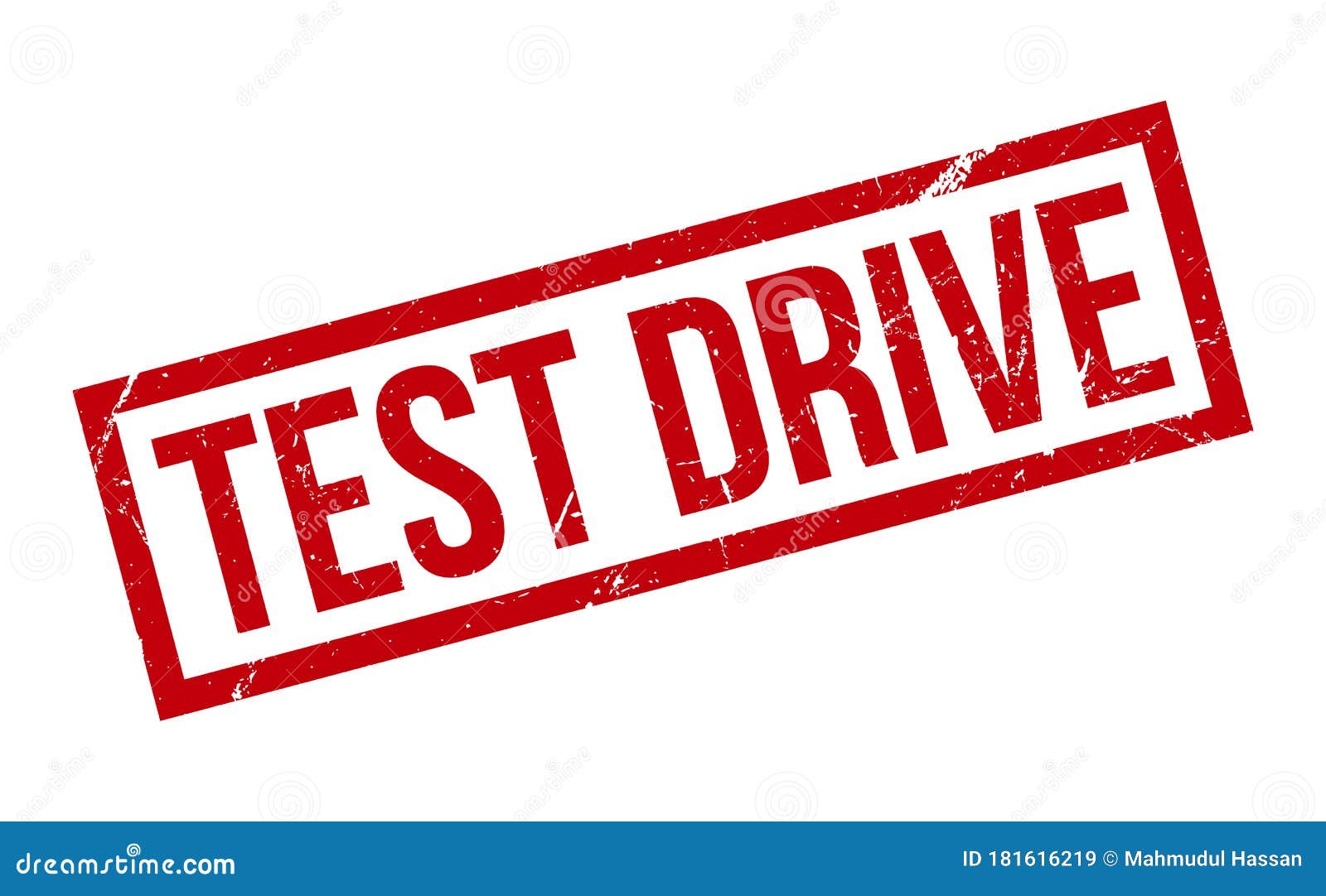 Test Drive Rubber Stamp. Red Test Drive Rubber Grunge Stamp Seal Vector ...