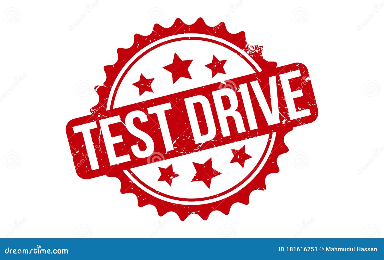 Test Drive Rubber Stamp. Red Test Drive Rubber Grunge Stamp Seal Vector ...