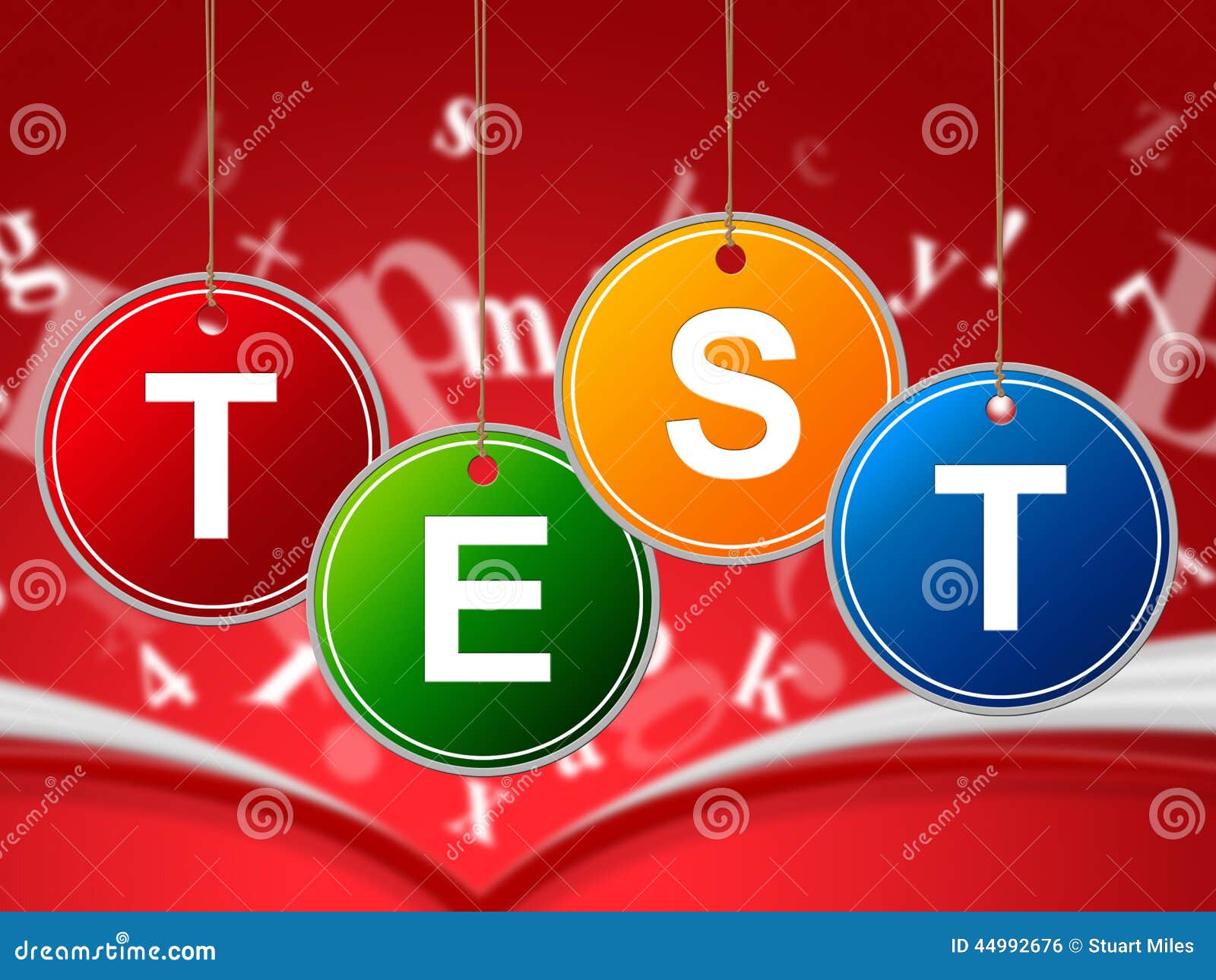 Test Education Represents Educated Educating and Schooling Stock ...