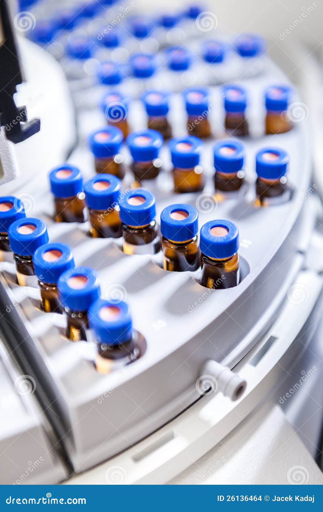 Test Equipment with Mini Glass Tubes Stock Photo - Image of ...