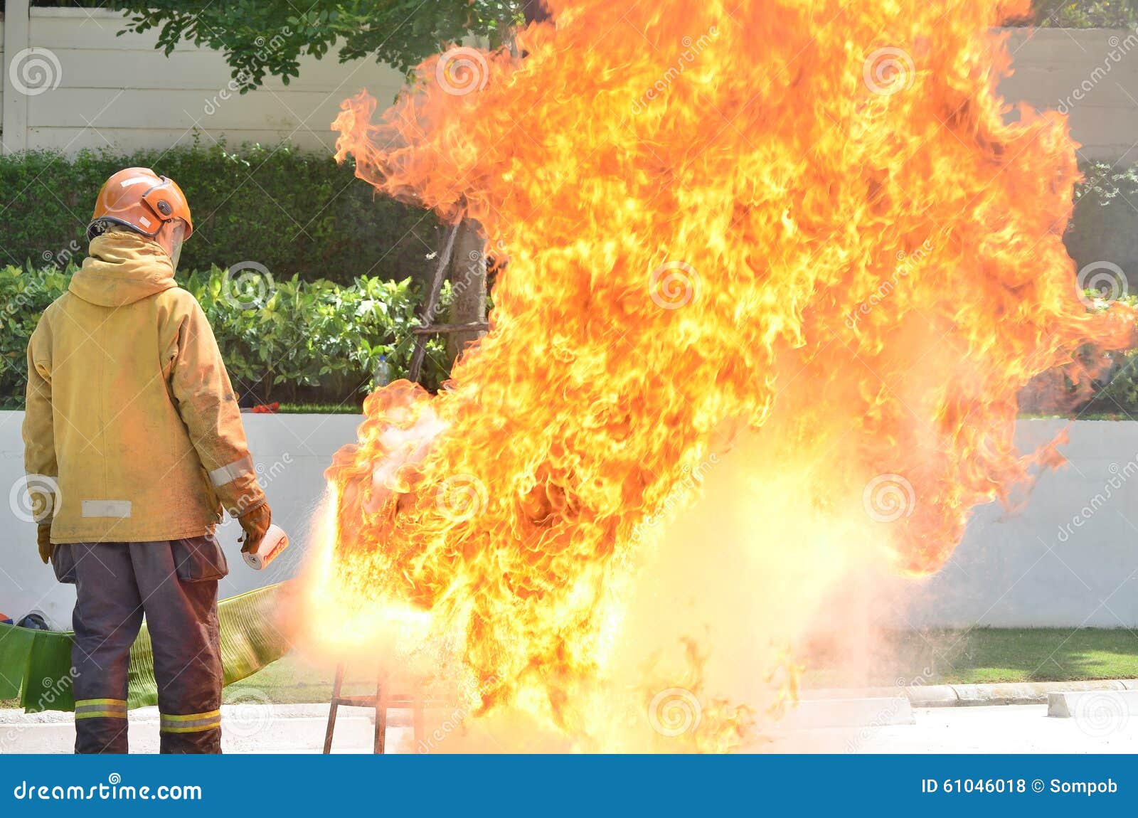 Test Explosion in a Kitchen Fire Stock Photo - Image of housefire ...