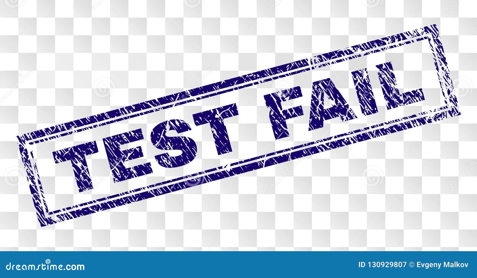 Grunge TEST FAIL Rectangle Stamp Stock Vector - Illustration of double ...