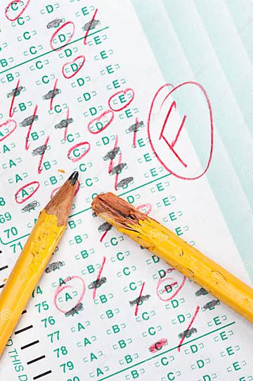 Test failure stock image. Image of evaluation, assessment - 24536001