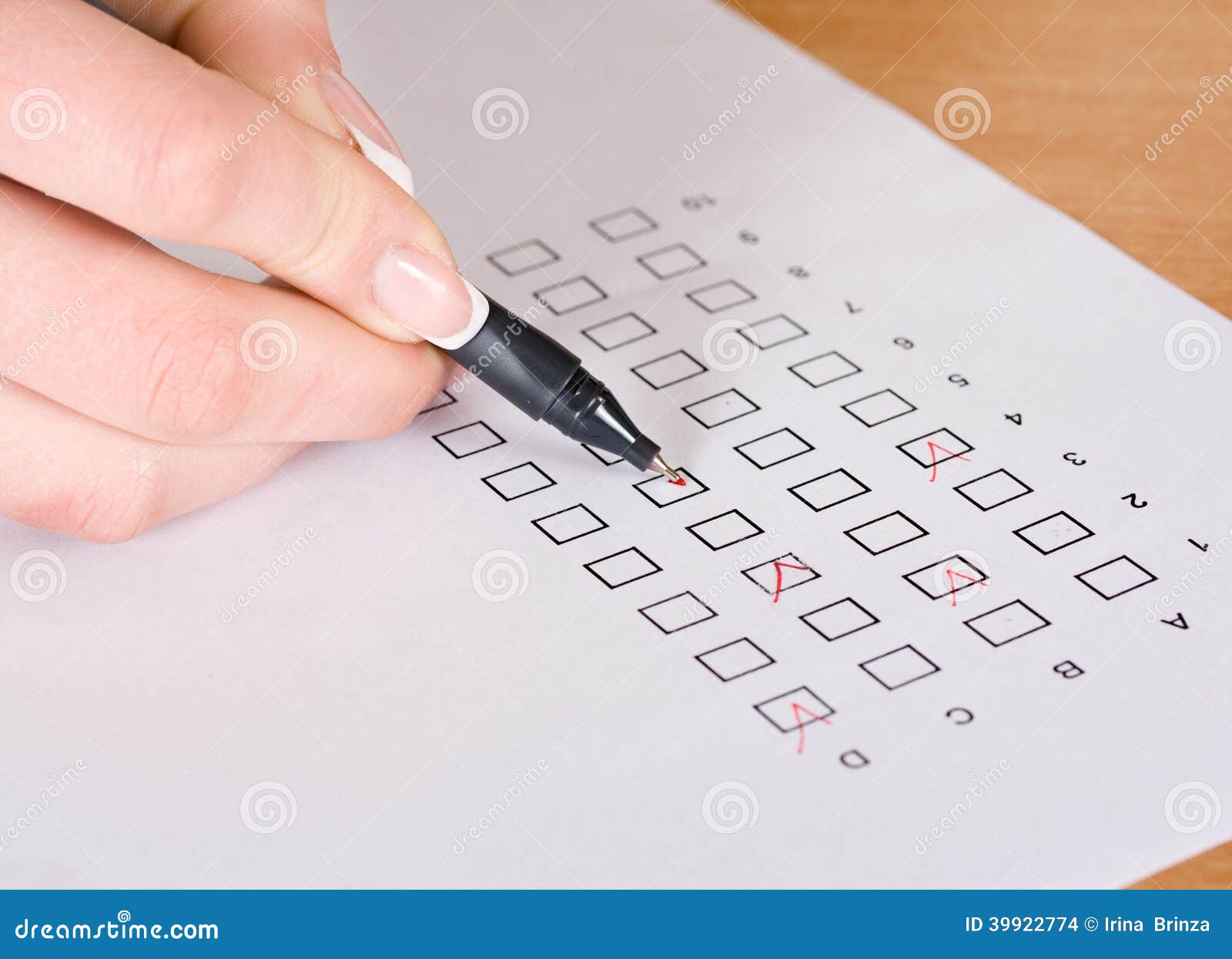 Test stock photo. Image of hand, list, choice, application - 39922774