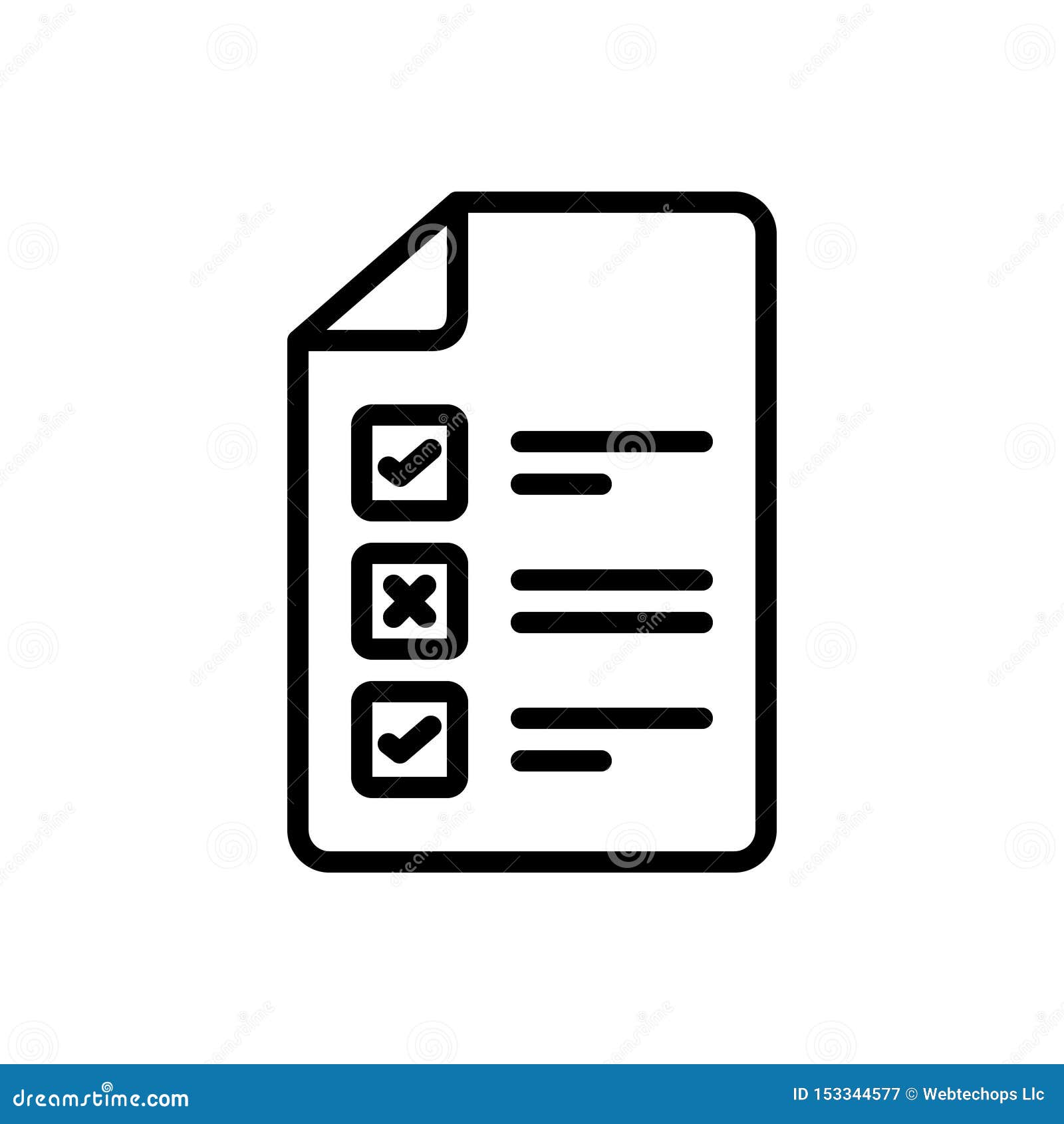 Approval Evaluation Testing Screening On Blue Royalty-Free Stock Image ...