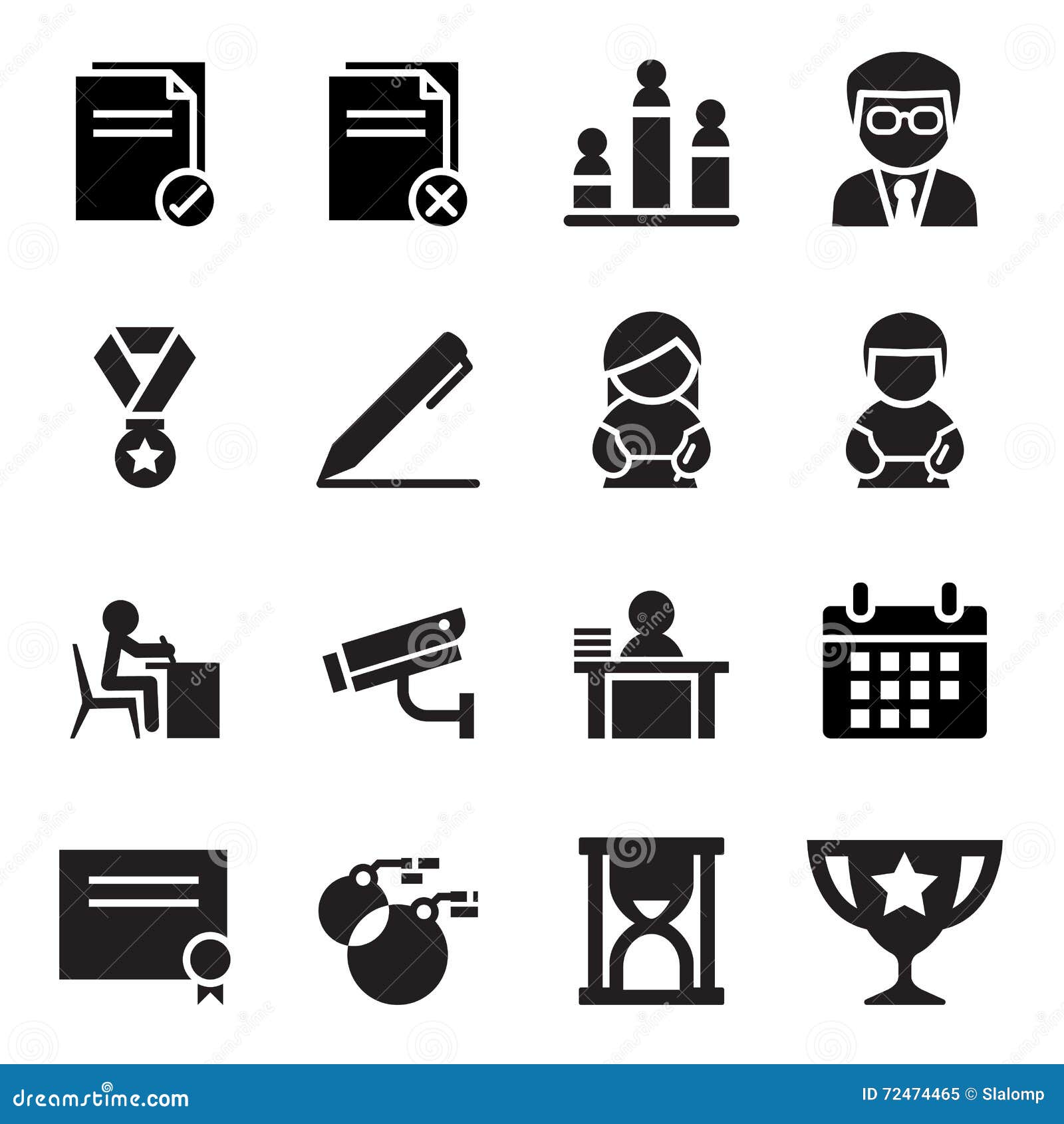 Test icon stock illustration. Illustration of examination - 72474465