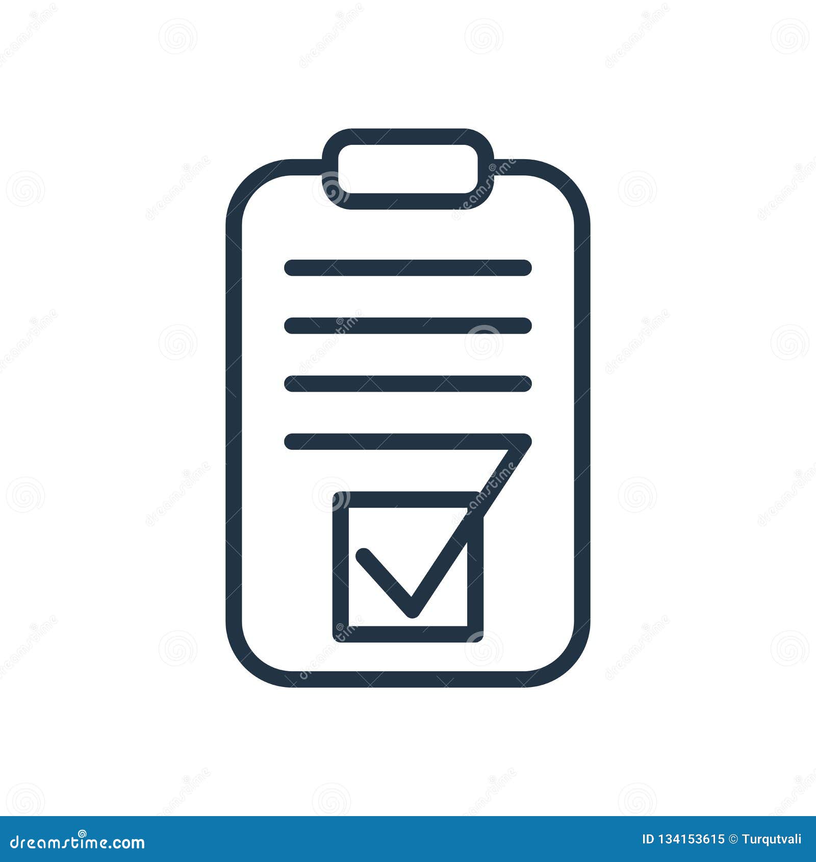 Test Icon Vector Isolated on White Background, Test Sign Stock Vector ...