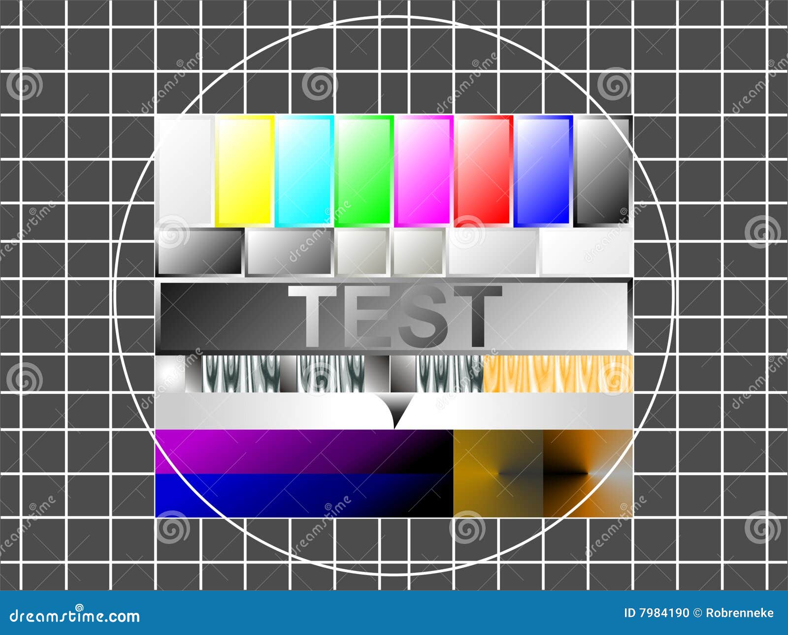 Test Image stock vector. Illustration of recruit, graphing - 7984190