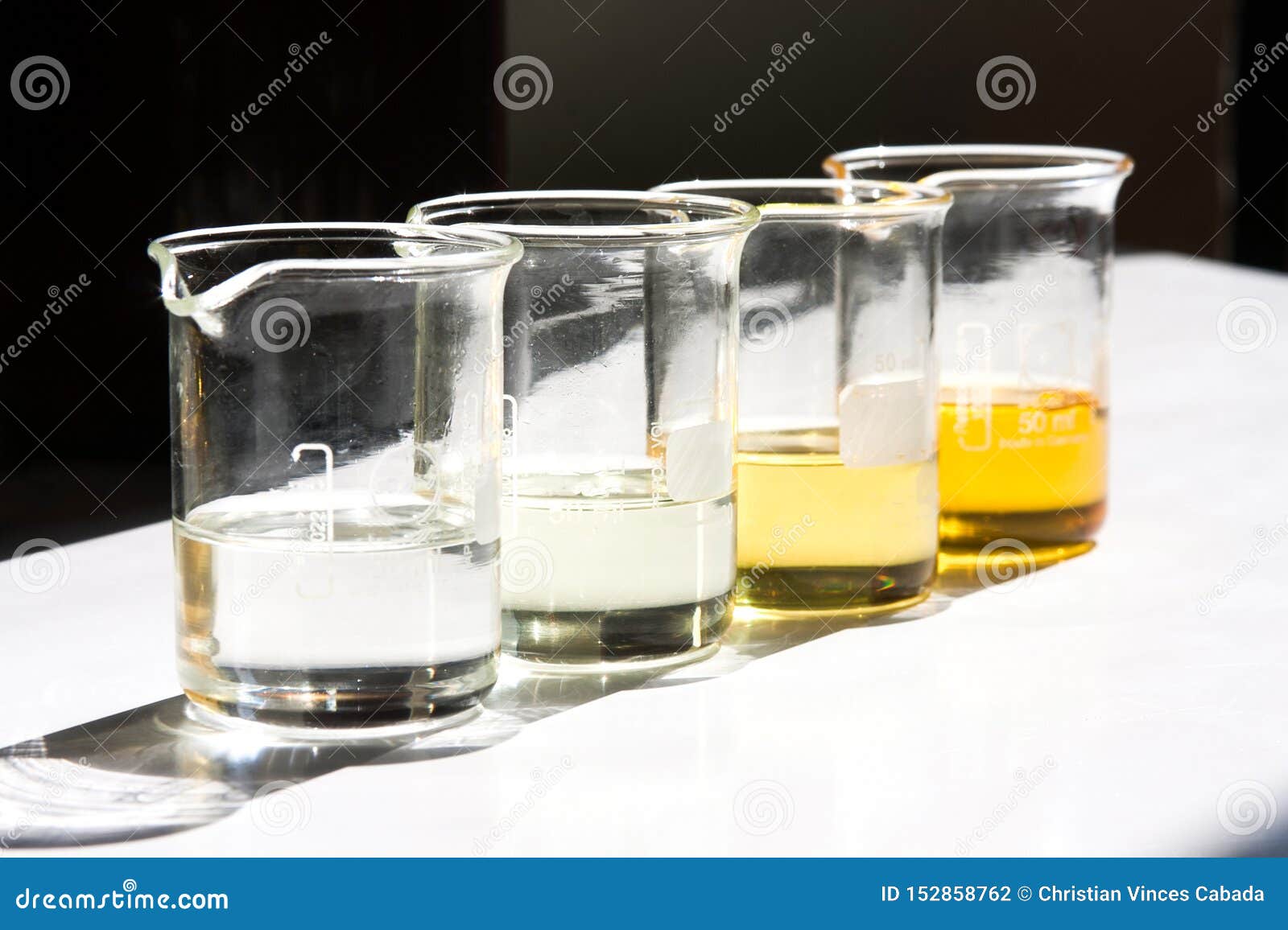 Test at Laboratory with Beakers Stock Photo - Image of pharmacology ...