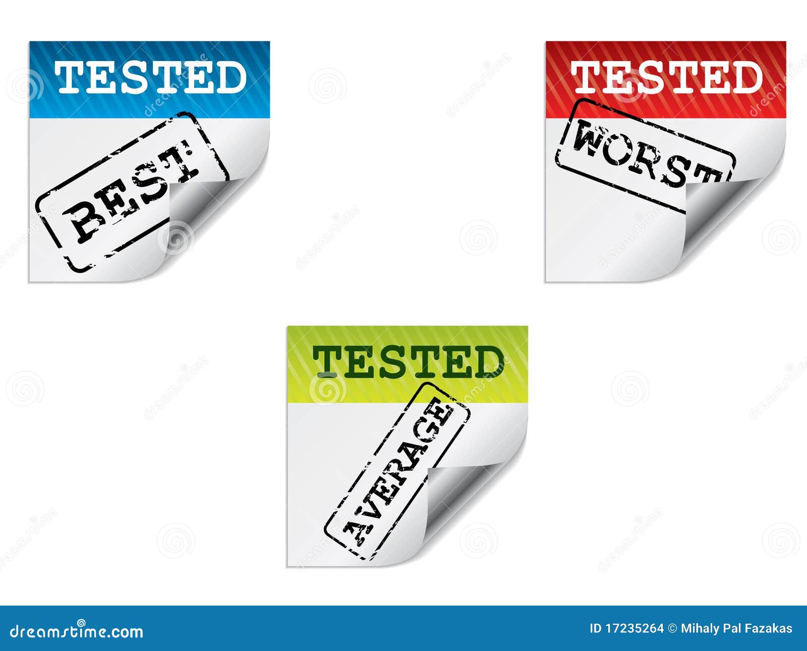 Test label set stock vector. Illustration of drawing - 17235264