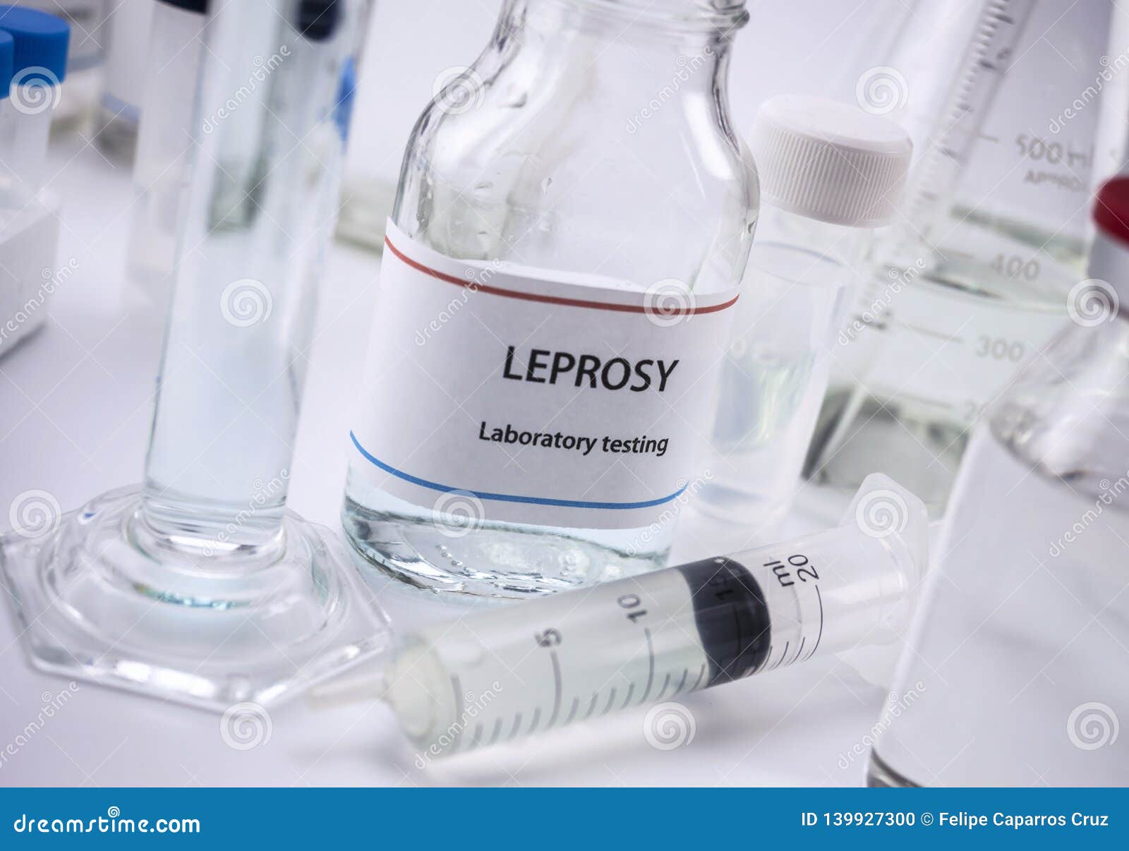 Test Leprosy in Laboratory, Conceptual Image Stock Photo - Image of ...