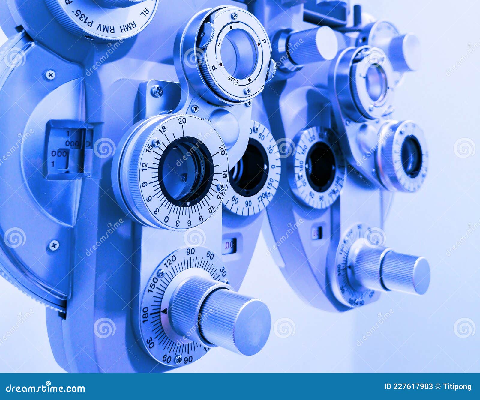 Test and Measurement of Myopia and Long Sight Stock Image - Image of ...