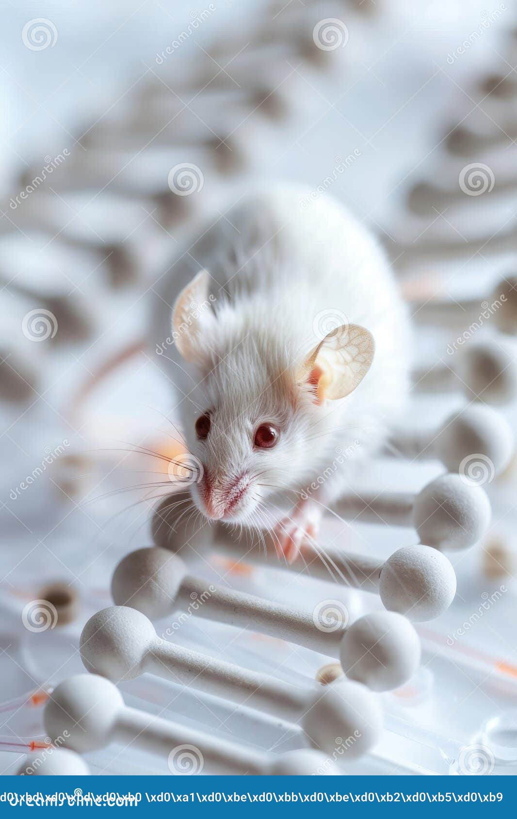 Test Mouse in the Laboratory. Selective Focus Stock Photo - Image of ...